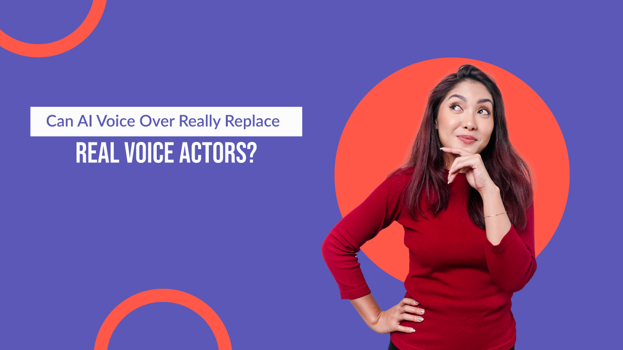 Can AI voice over really replace real voice actors? | SPEECHELO AI ...